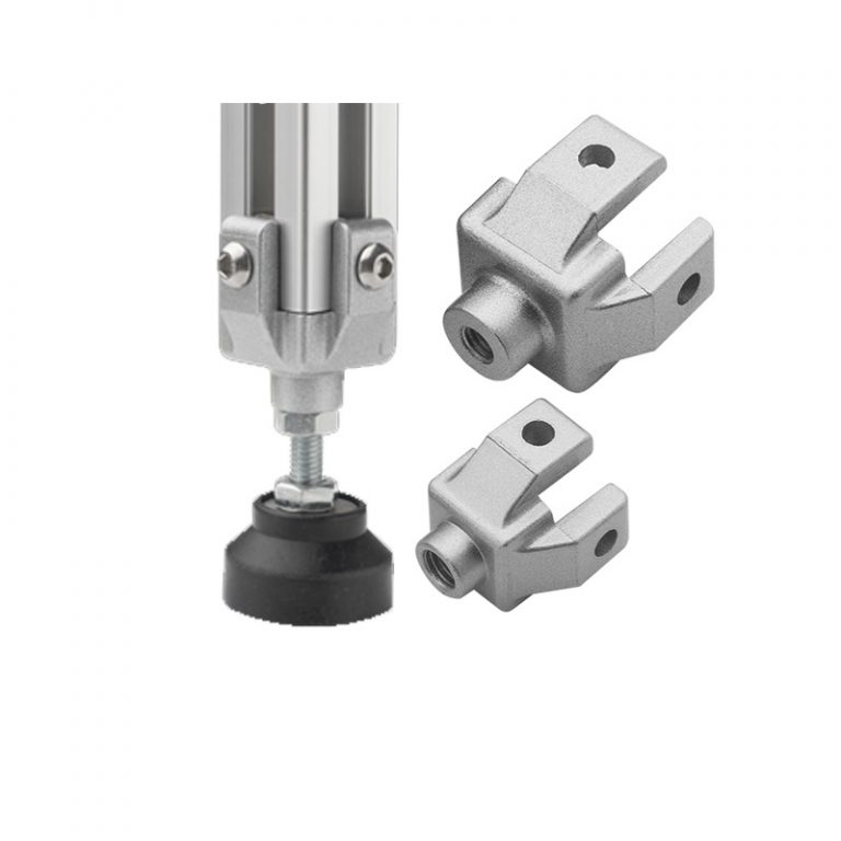 Foot End Caster Lever Support for 3030 4040 Aluminum Profile – 3D ...
