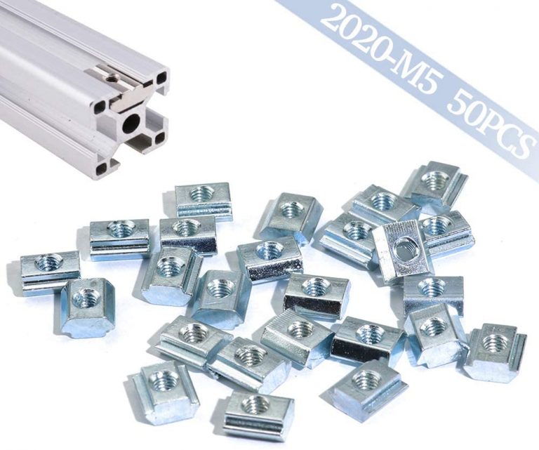 Sliding T Nuts for Aluminum Extrusion Profile 10 PCs – 3D Printer CNC ...