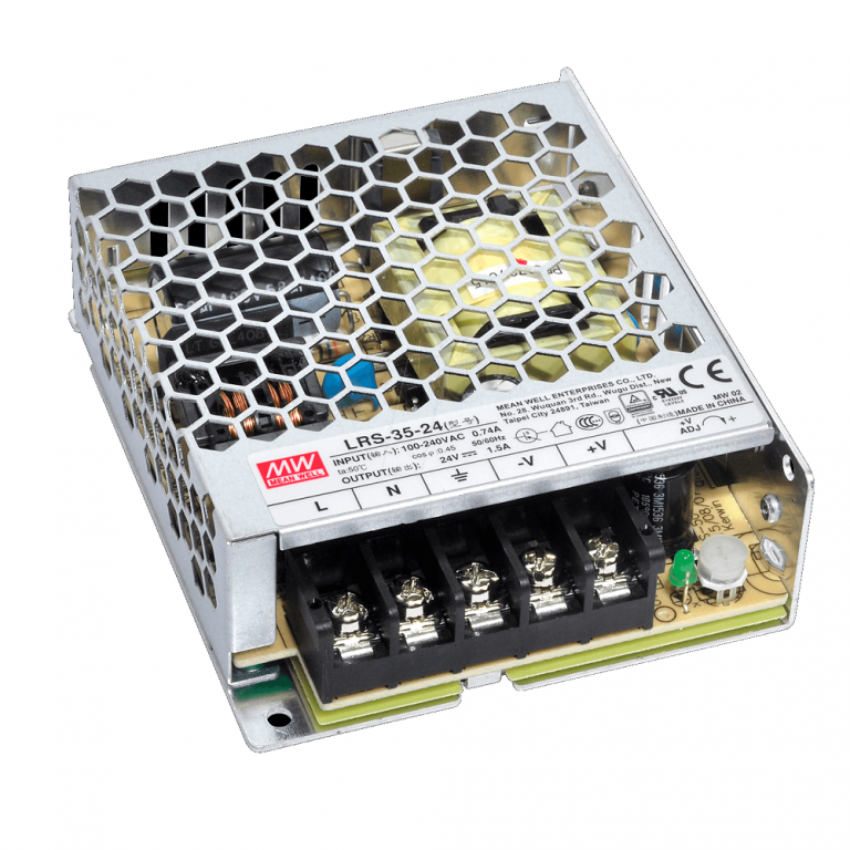 Mean Well Switching Power Supply LRS-35 35W – 3D Printer CNC Parts Canada