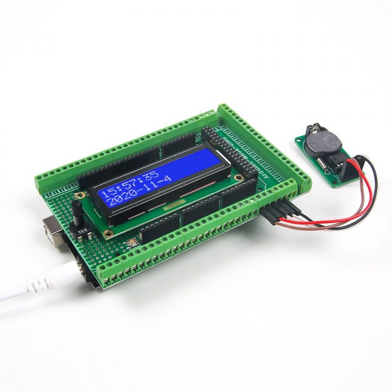 Arduino Compatible MEGA 2560 Double-side PCB Prototype Screw Terminal ...
