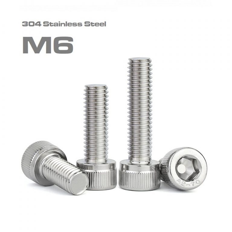 Hex Socket Cap Machine Screw Stainless Steel M6 – 3D Printer CNC Parts ...