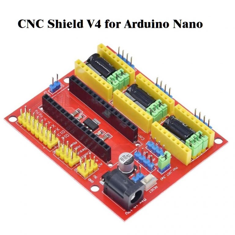 CNC Stepper Motor Shield V4.0 for Arduino Nano – 3D Printer CNC Parts ...