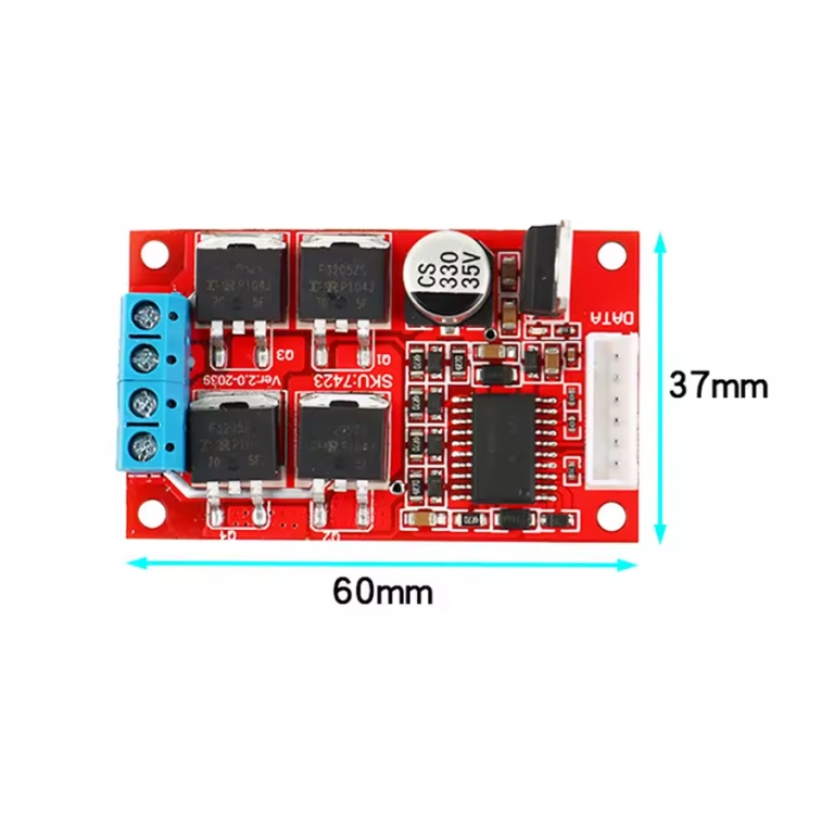 450W H-bridge 2 Channel PWM DC Motor Driver Module – 3D Printer CNC ...